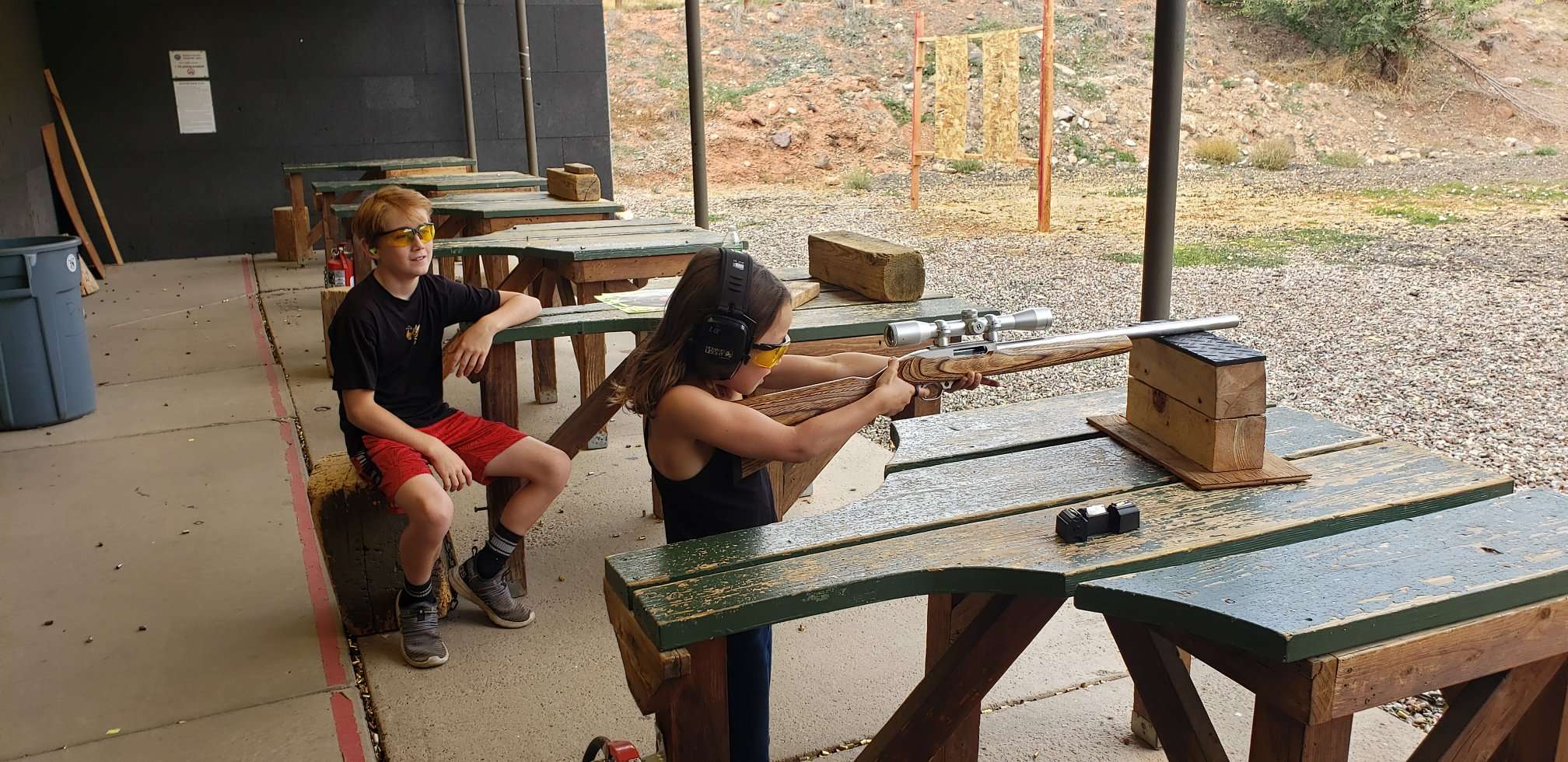 Firearms Instruction Target Practice with Pistols, Rifles and Shotguns